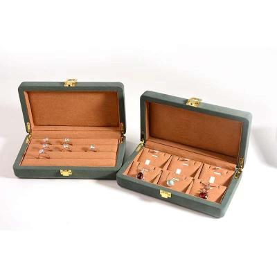 China Velvet Jewelry Display Tray for Ring Necklace Bracelet Storage 12 Slot for sale