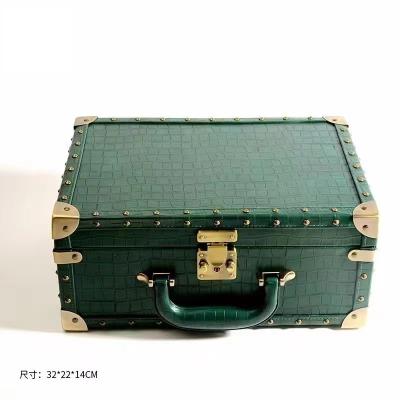 China LV Style All-in-One Jewelry Storage Display Tray Box 32x22x14cm Velvet for sale