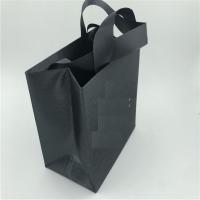 China Custom Leatherette Paper Jewelry Bags with Satin Finish 1000 pcs MOQ for sale
