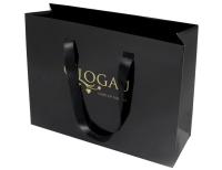 China Matte Leatherette Paper Jewelry Bag with Silk Ribbon Custom Size 1000 pcs MOQ for sale