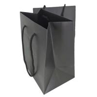 China 157gsm Kraft Paper Jewellery Bag with Window Handle Recyclable CMYK Printing for sale