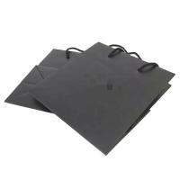 China 157gsm Kraft Paper Jewellery Bag with Window Handle Recyclable CMYK Printing for sale