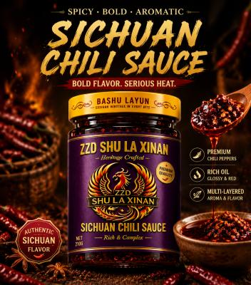 China Authentic Sichuan Chili Sauce with Spicy & Numbing Experience and Versatile Use for Hot Pot and Cooking for sale
