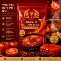 China Premium Tomato Hot Pot Soup Base with Rich Tomato Flavor, Natural Ingredients, and Authentic Chinese Hot Pot Experience for sale