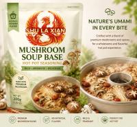China SHU LA XIAN Premium Mushroom Soup Base with Authentic Sichuan Flavor and Rich Fragrant Broth for Hot Pot Seasoning for sale