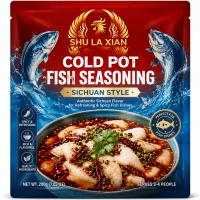 China SHU LA XIAN Authentic Sichuan Cold Pot Fish Seasoning/Spicy Fish Seasoning Packet for sale