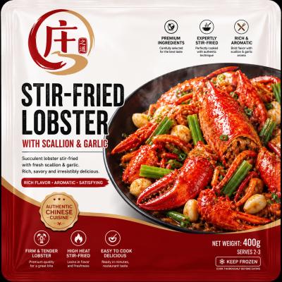 China Rich Flavor Aromatic Lobster with Scallion & Garlic Hot Pot Soup Base Easy to Cook for sale