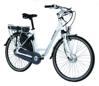 China Aluminum Alloy 6061 Electric City Bicycle With 48v 500W Rear Hub Motor for sale