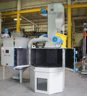 China Rotary Table Shot Blasting Machine For Blasting Huge Castings Or Steel Structures for sale