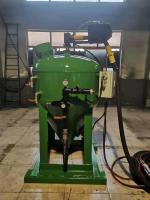 China Metal / Coil Dustless Sandblasting Equipment 6 - 8 Bar Air Pressure for sale
