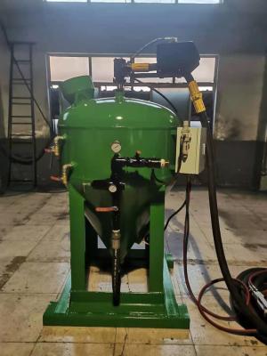 China Metal / Coil Dustless Sandblasting Equipment 6 - 8 Bar Air Pressure for sale