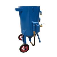 China Industrial Portable Sand Blasting Machine / Dust Control Shot Blast Pot for sale