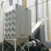China Downflow Design Cartridge Filter Dust Collector Machine For Sand Blast Workshop for sale