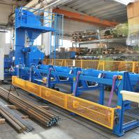 China Tube And Bar Shot Blasting Machine With Special Roller Conveyor for sale