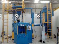 China Automatic Shot Peening Machine For Coil Springs / Leaf Springs for sale