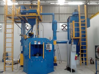 China Automatic Shot Peening Machine For Coil Springs / Leaf Springs for sale