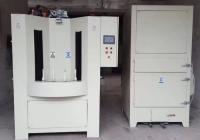 China Satellite Table Sand Blasting Machine To Cleaning Metal Parts for sale