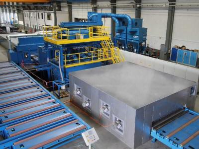 China Complete Preservation Line For H Beams Blasting Painting And Drying for sale