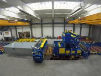 China Complete Preservation Line For H Beams Blasting Painting And Drying for sale