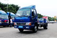 China Diesel Or Gasoline JAC Lorry 120hp Light Cargo Truck 60-80km/H for sale