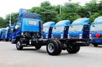 China Diesel Or Gasoline JAC Lorry 120hp Light Cargo Truck 60-80km/H for sale