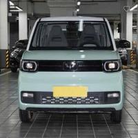 China Pure Electric Wuling Hongguang Mini Car Cute Look 3-door Body Structure High Speed for sale