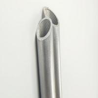 China The Heat Transfer Grooved Aluminum Pipe 3003 Aluminum Inside Threaded Aluminum Tube 9.5mm for sale