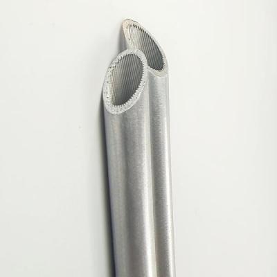 China The Heat Transfer Grooved Aluminum Pipe 3003 Aluminum Inside Threaded Aluminum Tube 9.5mm for sale