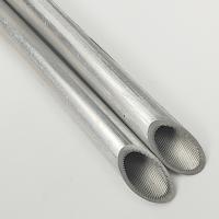 China 3003 Aluminum Tube General Purpose Internal Threaded Tube Heat Transfer 7mm for sale