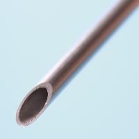 China Air Conditioner Grooved Aluminum Pipe Internal Threads ECR  D5mm 3003 0 Aluminum Tubing for sale