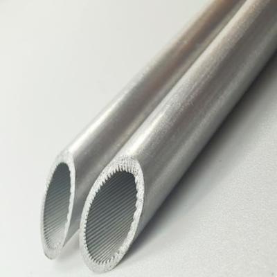 China 3003 Aluminum Grooved Aluminum Pipe External Diameter 7 Mm for sale