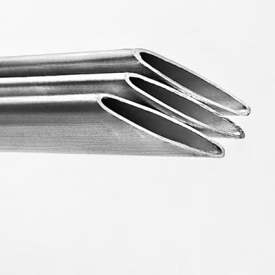 China Air Conditioner Radiator Flat Aluminum Tube Auto Radiator Aluminum Alloy Tubing 3103 H14 for sale