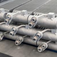China Parallel Flow Micro Channel Condenser Heat Exchanger AC Aluminum Fins Fin Width 23.5mm for sale