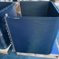 China Microchannel Condenser Insert Fins For AC Fin Width 28mm Micro Condenser Coil for sale