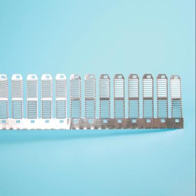 China Fin Width 34.5 mm Micro Channel Condenser Corrosion-resistant Aluminum Alloy Drainage Type Fin for sale
