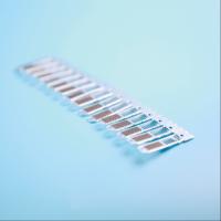China Fin Width 34.5 mm Micro Channel Condenser Corrosion-resistant Aluminum Alloy Drainage Type Fin for sale