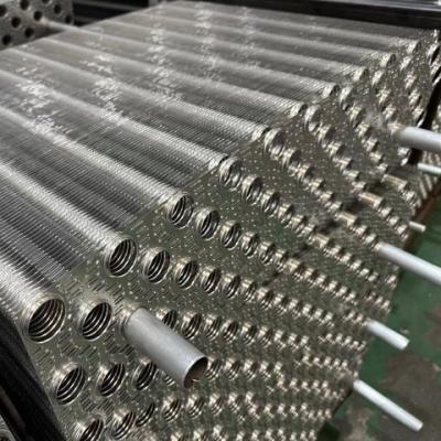 China Heat Transfer Louvered Fins Air Conditioning Condenser 21*12.7mm for sale