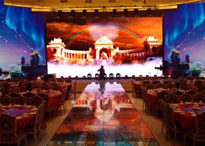 China P4 Indoor Led Display Video Wall Rental With 64 * 32 Module Resolution for sale