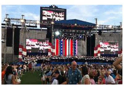 China Full Color Outdoor LED Displays Rental With 6-70m Viewing Distance , 6mm Pixel Pitch for sale