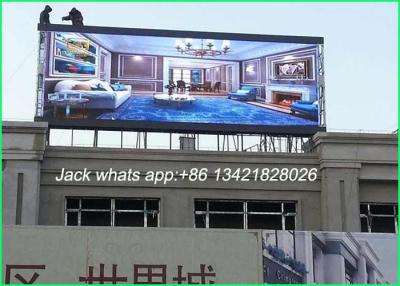 China Super Bright Outdoor LED Displays For Theater / Station P8 1000Hz for sale