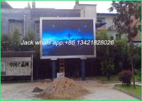 China Hexagon Structure Outdoor LED Billboard In Die - Casting Aluminum 500 * 500mm P4.81 for sale