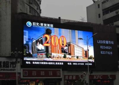 China P8mm Big Video Led Advertising Display Screen 384*128mm Environment Friendly for sale