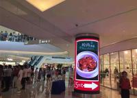 China High Brightness 800nits Curved RGB LED Screen For Shopping Mall for sale