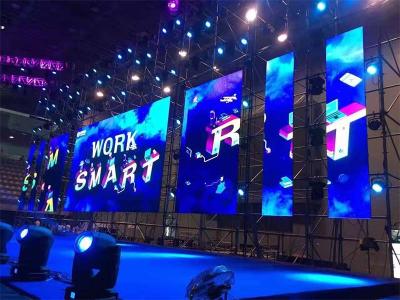 China 800nits Indoor Rental Led Screen P4.81 RGB Portable Giant Video Wall for sale