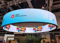 China P5 Flexible RGB LED Screen Indoor Stage Customized Circle Ribbon Shape for sale