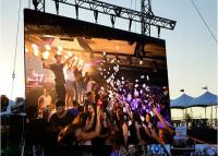 China P3.91 Outside Gathering High Brightness LED Film Screen Quick Assembly for sale