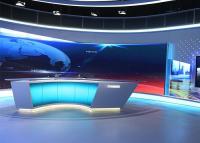 China Small Pixel Pitch Indoor Curved RGB LED Screen For Studio Conference for sale