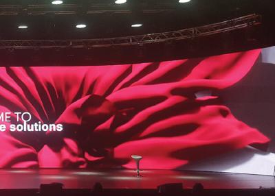 China 2.5mm HD Curved LED Displays Bendable Design For Promotion Meeting for sale