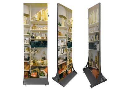 China All-in-one Double Sided Ultra Thin Poster LED Screen Indoor Moveable for sale
