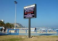China Fixed P8 SMD Outdoor Led Advertising Signs Double Sided HD Video Screen Waterproof 6500 Nits for sale